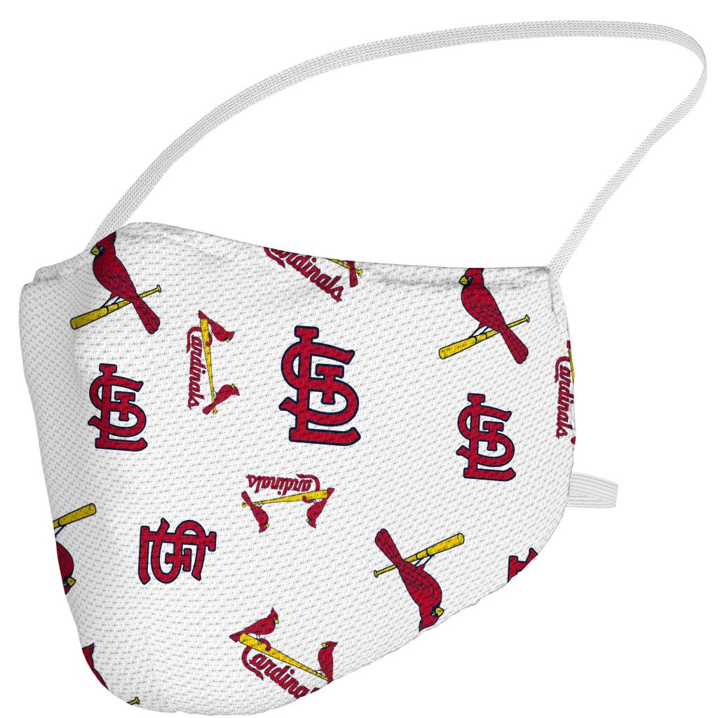St. Louis Cardinals Fanatics Branded Adult All Over Logo Face Covering ...