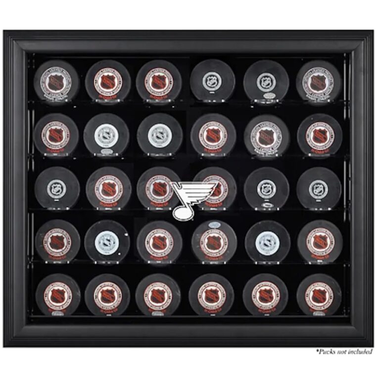 Fanatics Authentic St. Louis Blues 30-Puck Black Display Case | ST ...