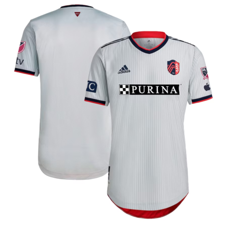 adidas St. Louis City SC Gray 2023 The Spirit Kit Authentic Jersey | ST ...