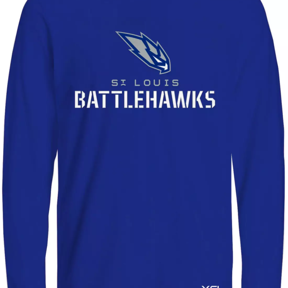 ‘47 Men's XFL St. Louis BattleHawks Headline Royal Hoodie | ST. LOUIS ...