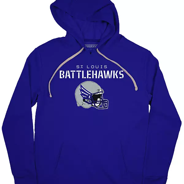 G-III Men's XFL St. Louis BattleHawks Halftime Long Sleeve Grey Shirt ...